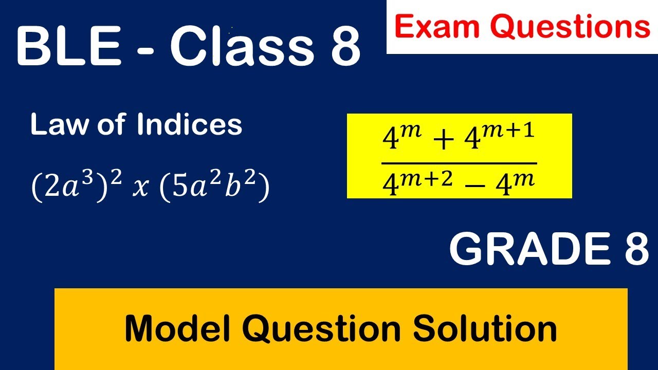 Class 8 Indices Tips and Trick | Math Study Nepal - YouTube