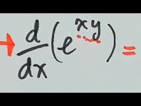 SVแคลคูลัสดิฟ479ดิฟแฝง(ปริยาย)Expo^ผลคูณ, d[e^(XY)]/dX, Expo^(Product ...