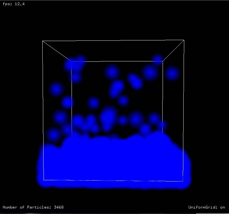 Smooth Particle Hydrodynamics - W/ Spatial Hashing - YouTube