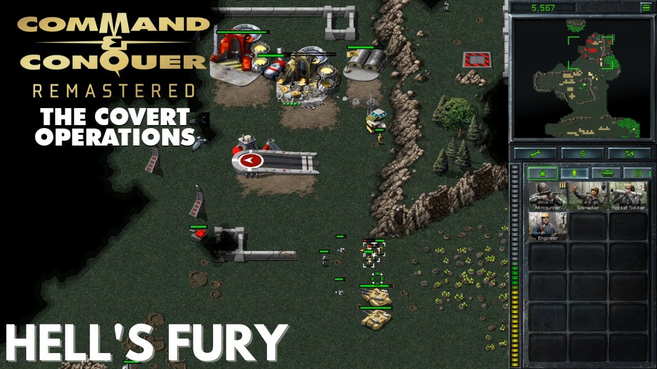 Command & Conquer Remastered - Covert Operations - HELL'S FURY (Hard ...