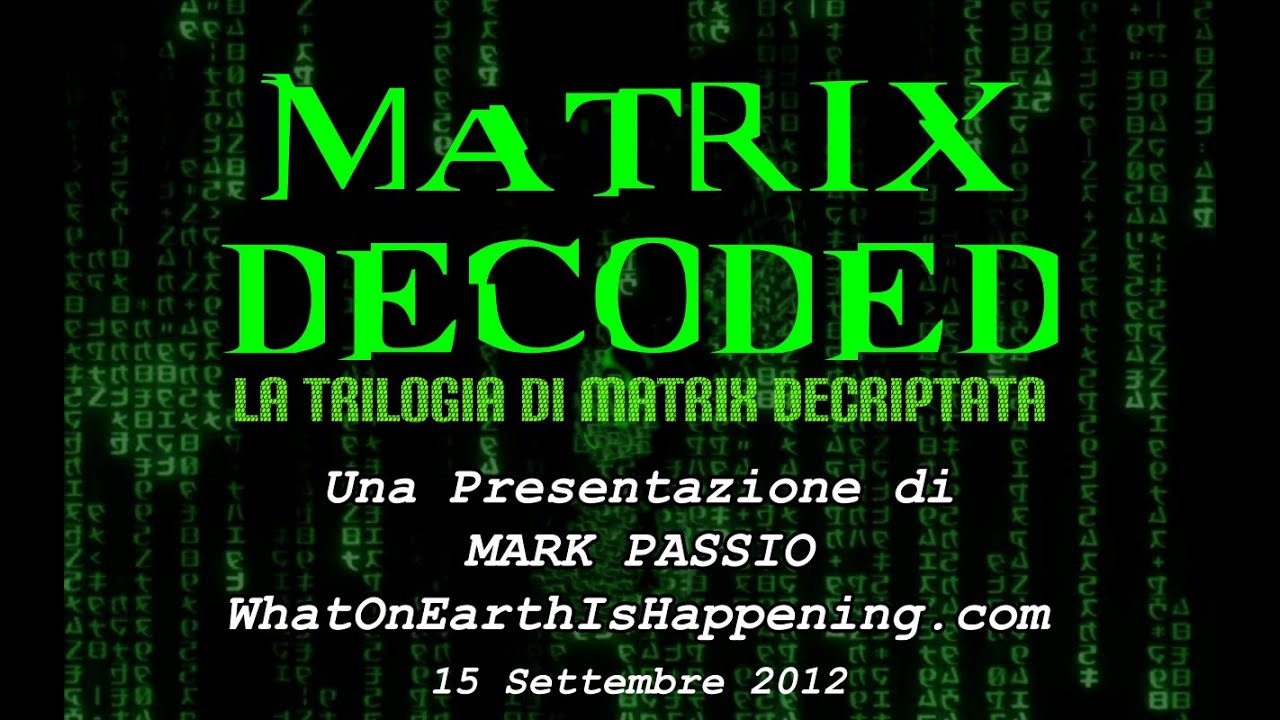 Matrix Decoded! - YouTube