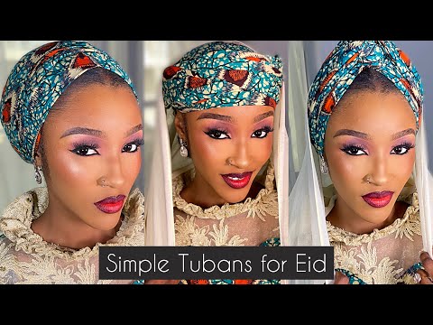 SIMPLE TURBANS TO TRY FOR EID