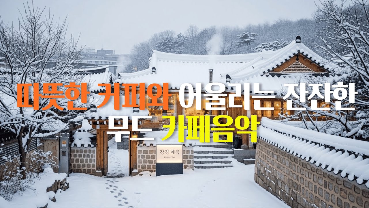 ️눈보다 먼저 내려오는 건 이 음악 편하게 듣는 Chill Cafe Music ☕ Relaxing Background 카페음악 ...