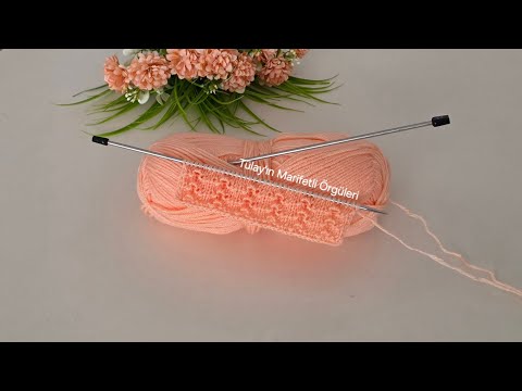 Yelek, Hırka, Şal İçin Kolay Örgü Modeli #knitting #handmade 