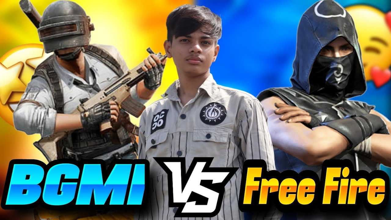 Bgmi vs Free Fire comparison game and best game 😂 - YouTube