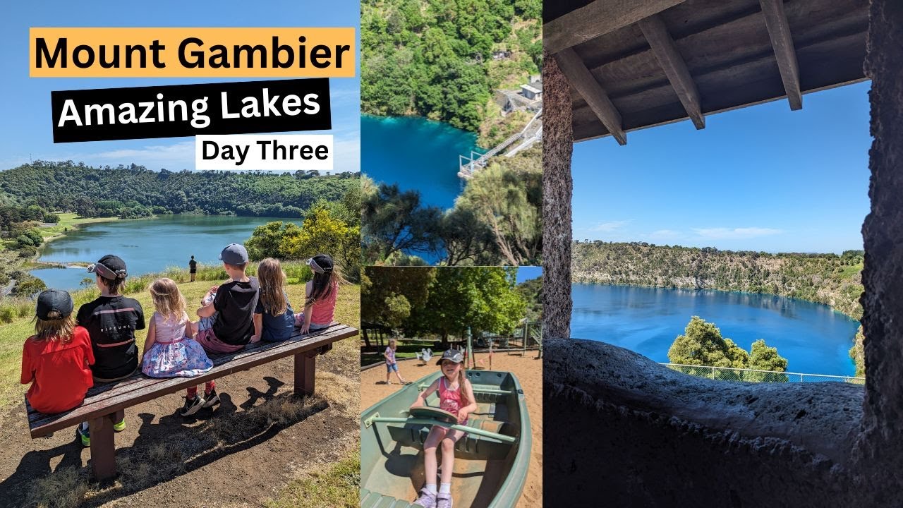 MOUNT GAMBIER'S AMAZING BLUE & VALLEY LAKE | Large Family Road Trip ...