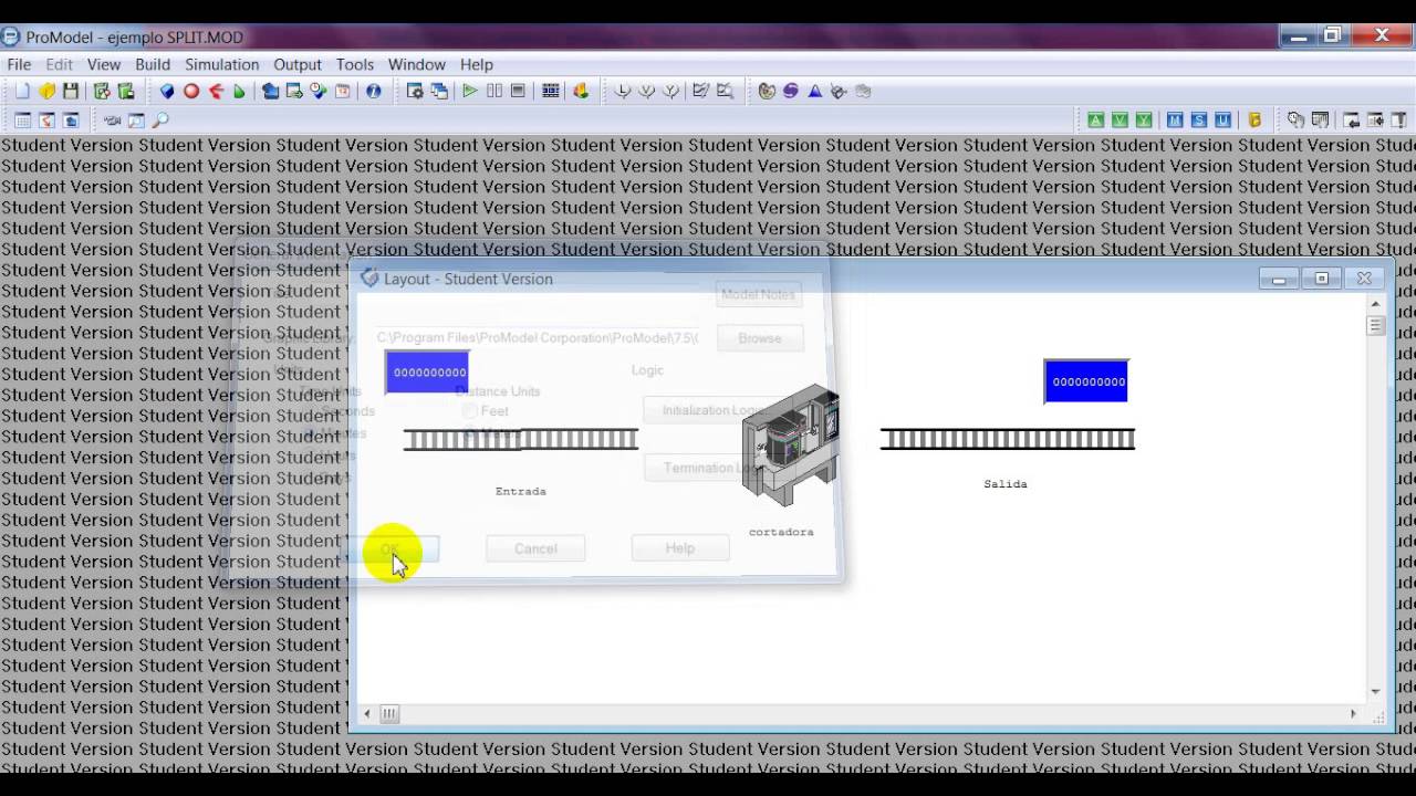 Comando SPLIT del programa promodel - YouTube