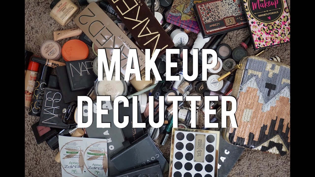 MAKEUP DECLUTTER! | My Entire Collection - YouTube