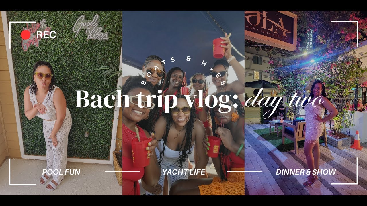 Bachelorette Weekend in Miami - pool day, brunch & a YACHT party ...