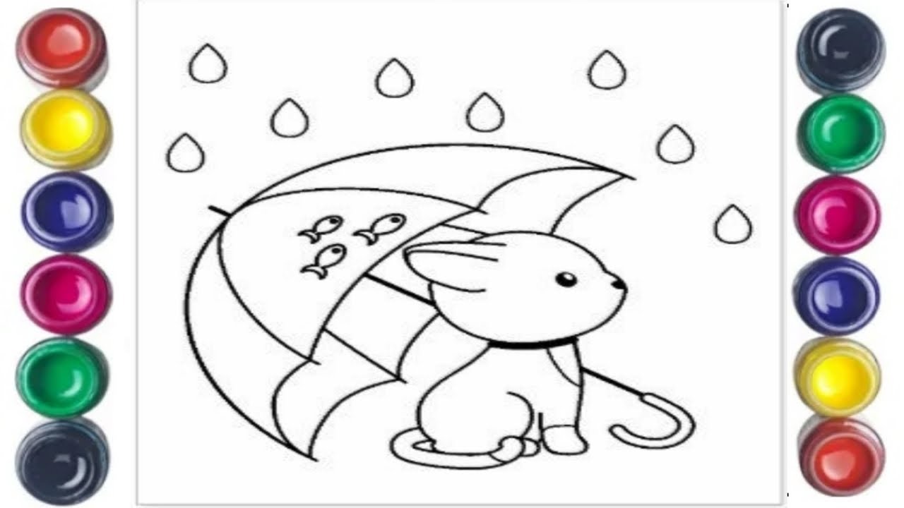 How to Draw A Cute Dog, Drawing for kids, how to draw a cute kitty ...