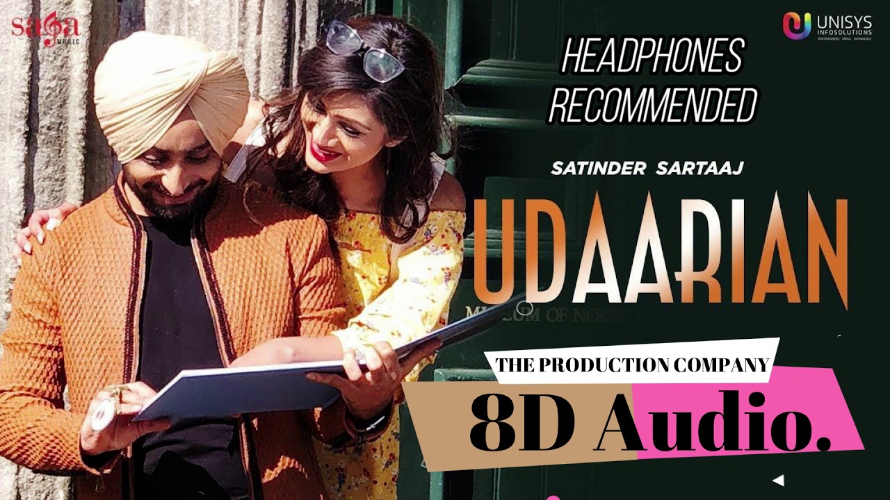 UDAARIAN | SATINDER SARTAJ | 8D AUDIO | UDAARIAN OFICIAL VIDEO ...