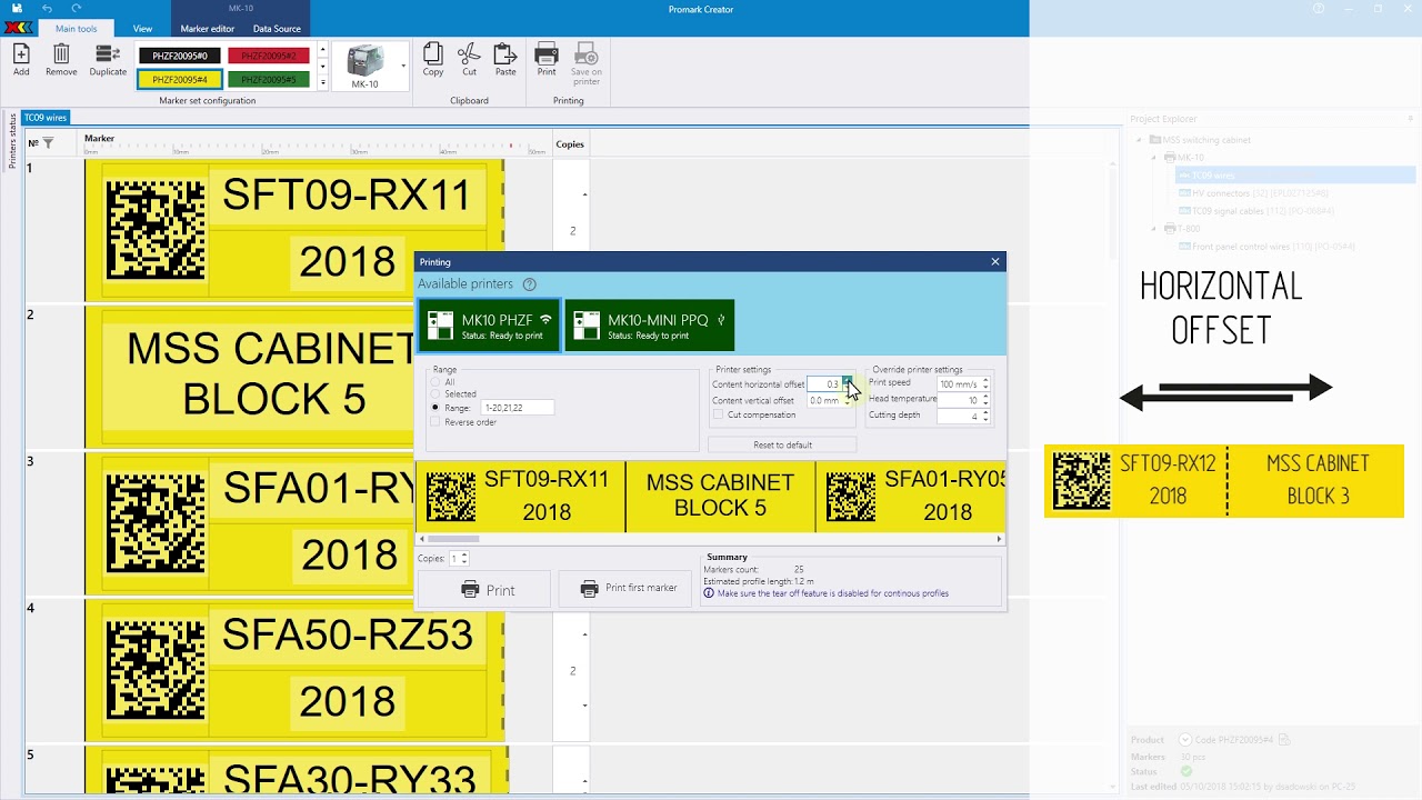 Promark Creator Tutorial - #7 Printing and saving to printer - YouTube