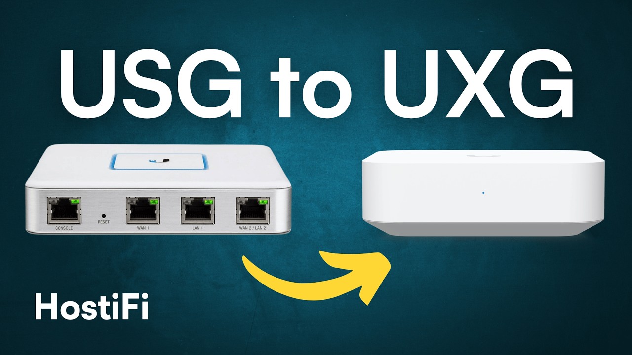 USG to UXG Migration Guide - YouTube