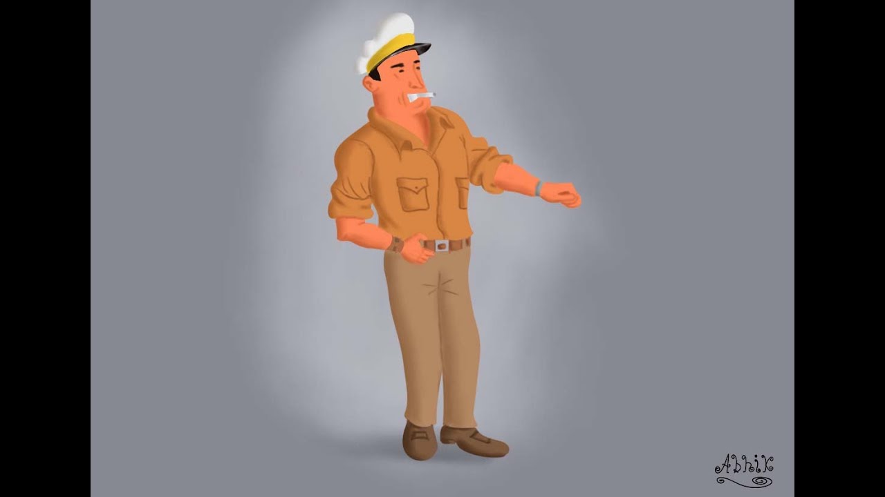 Allan / fan art / tintin comics - YouTube