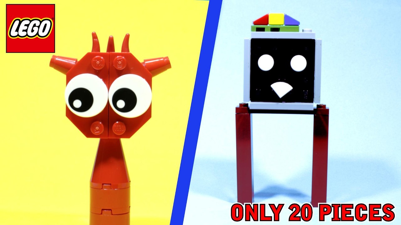10 Sprunki things you can make with 20 Lego Pieces - YouTube