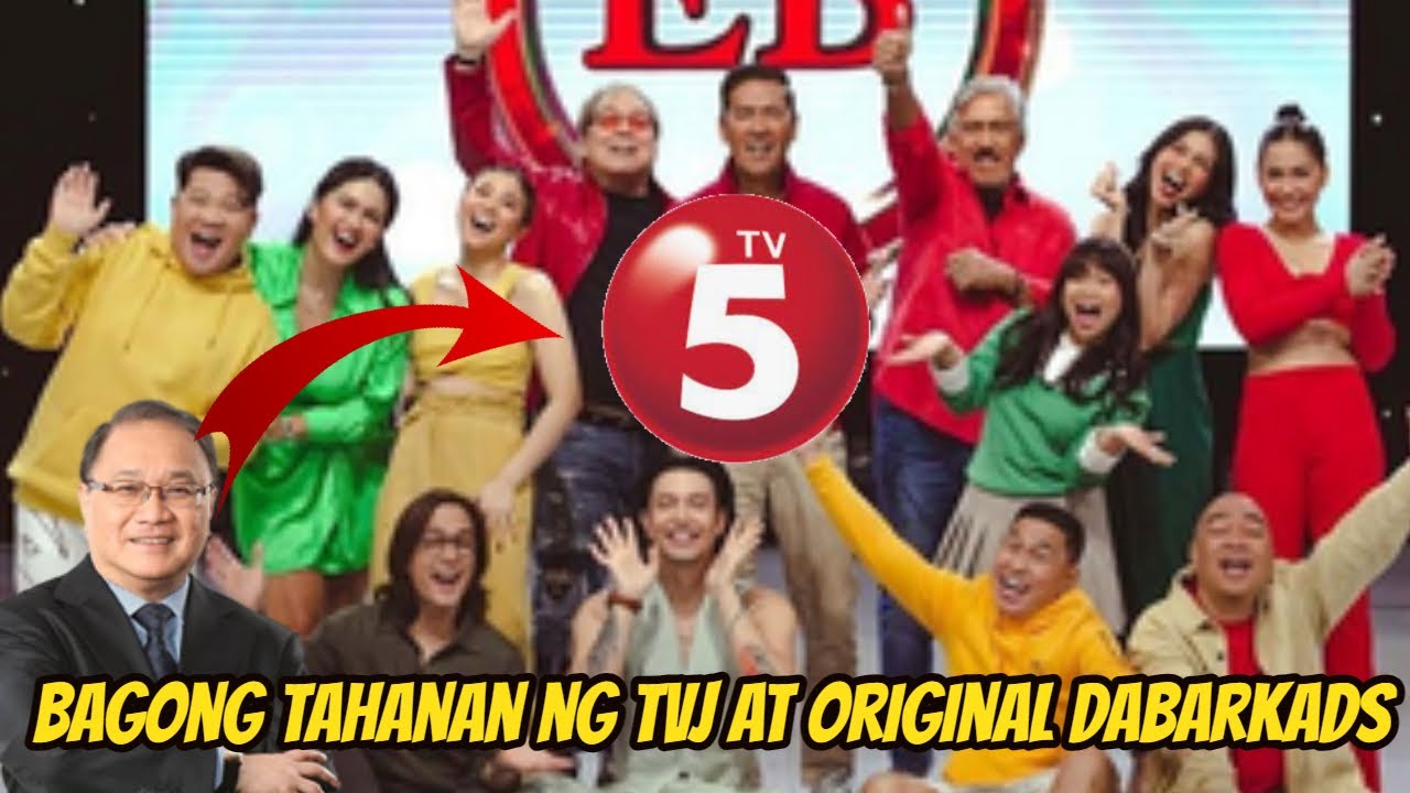 TV5 NA ANG OFFICIAL NA BAHAY NG TVJ AT DABARKADS/ABANG SA JULY 1 ANG ...