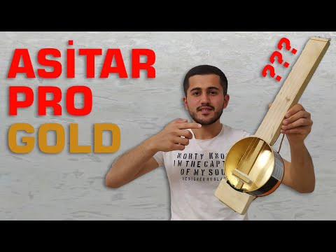 Asitar Pro Gold - Asif Qurbanov - Tullantılardan hazırlanan musiqi aləti