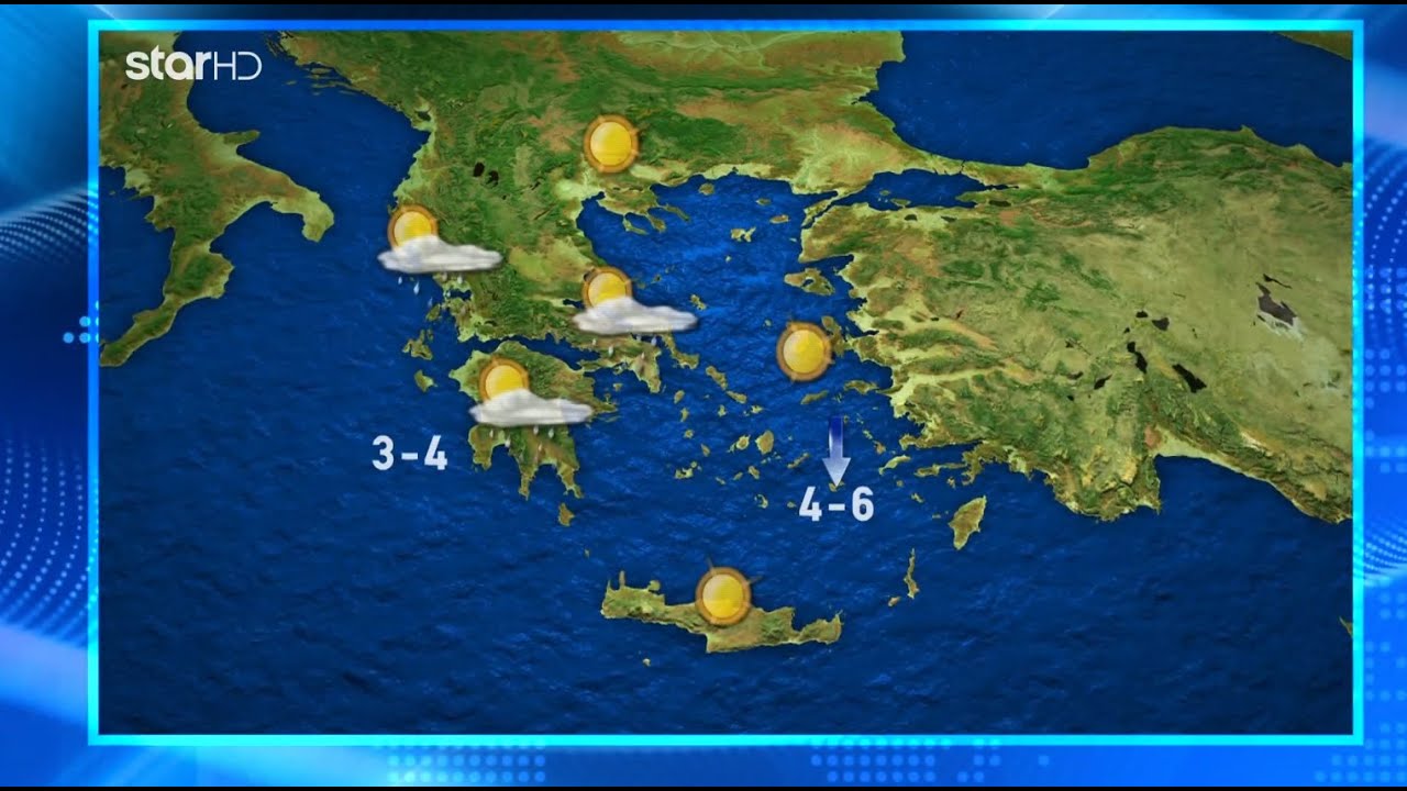 Η πρόβλεψη του καιρού για την Δευτέρα 26.8.2024 - YouTube
