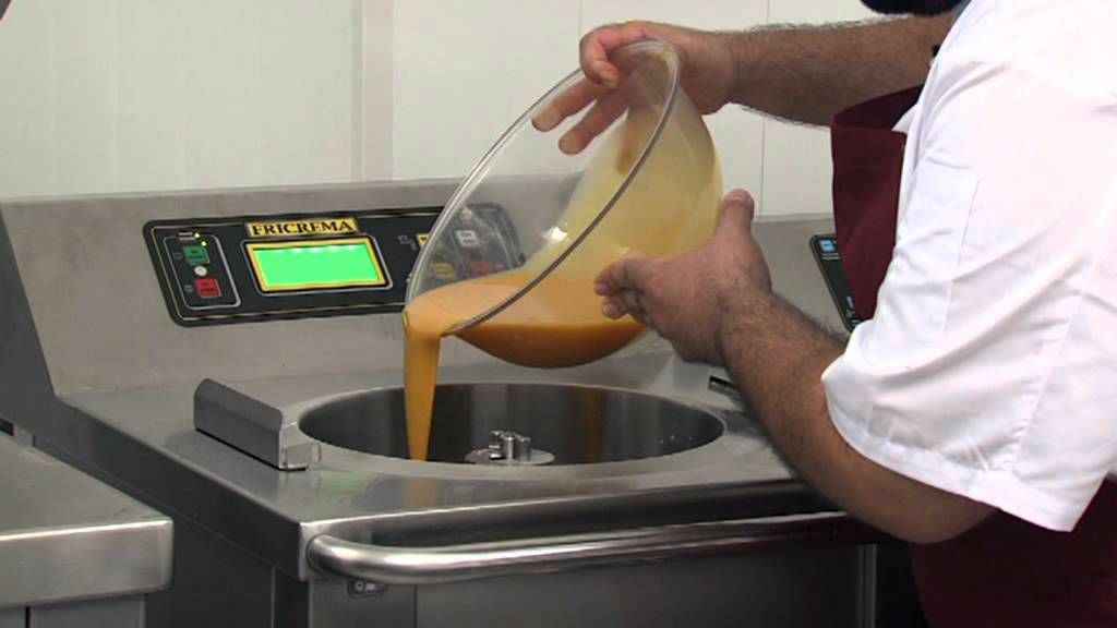 Pasteurizer Fricrema making pastry cream - YouTube