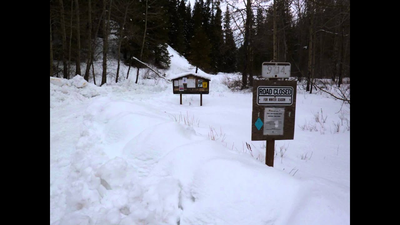 Snowshoeing Up Iron Creek on Blewett Pass - YouTube