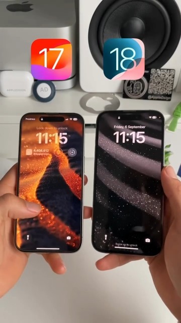 IOS 17 vs IOS 18 🔥🔥⚡ - YouTube