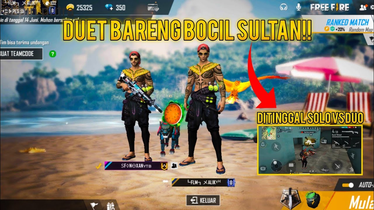 DUET MAUT BARENG BOCIL ||GARENA FREE FIRE INDONESIA - YouTube
