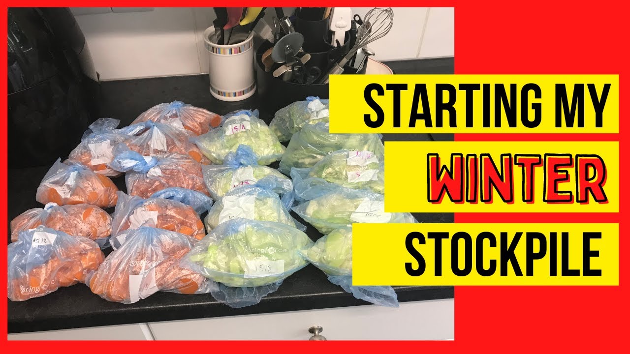 Getting Ready for Winter with my Stockpile | Cost of Living - YouTube