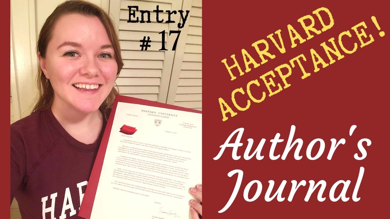 Harvard Extension Acceptance Letter