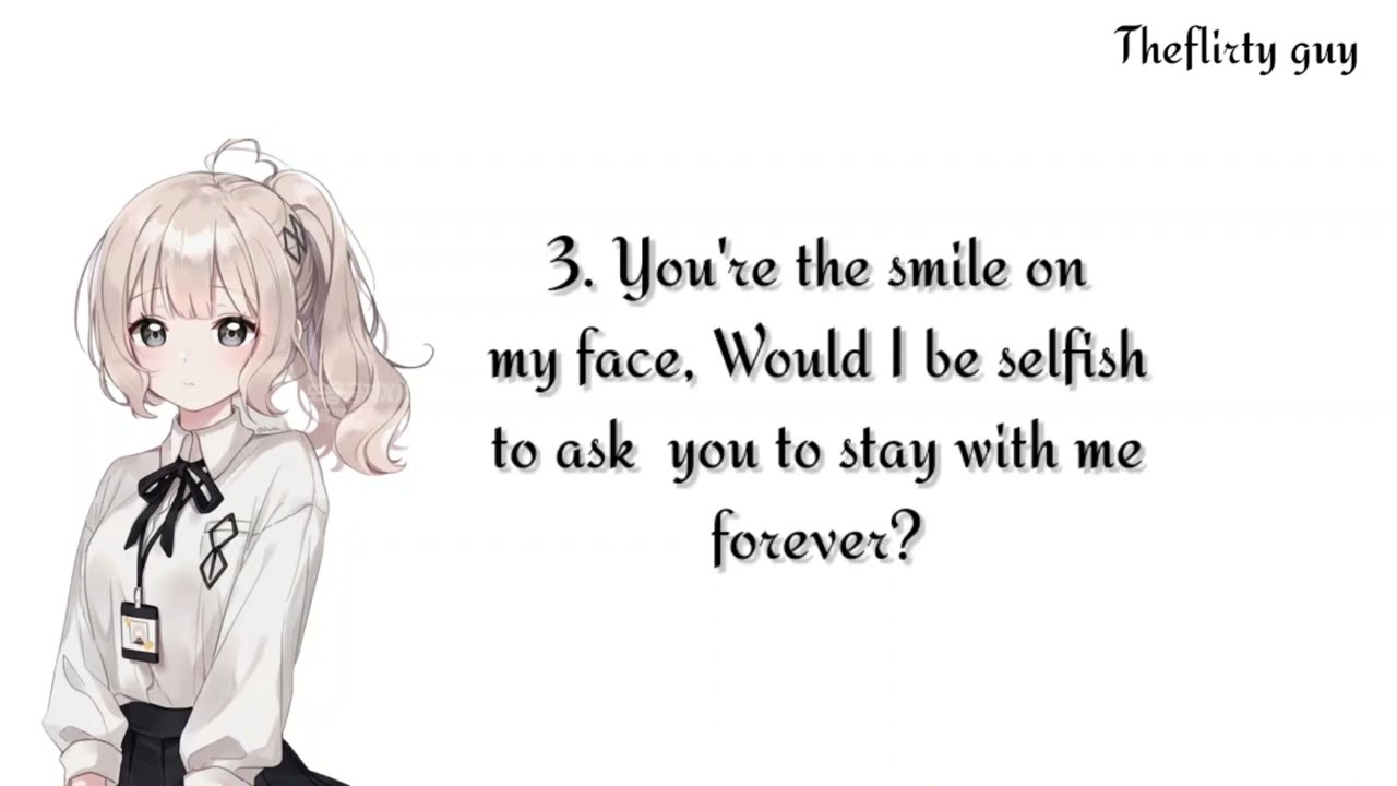 7 Beautiful Cheesy Pick-up Lines - YouTube