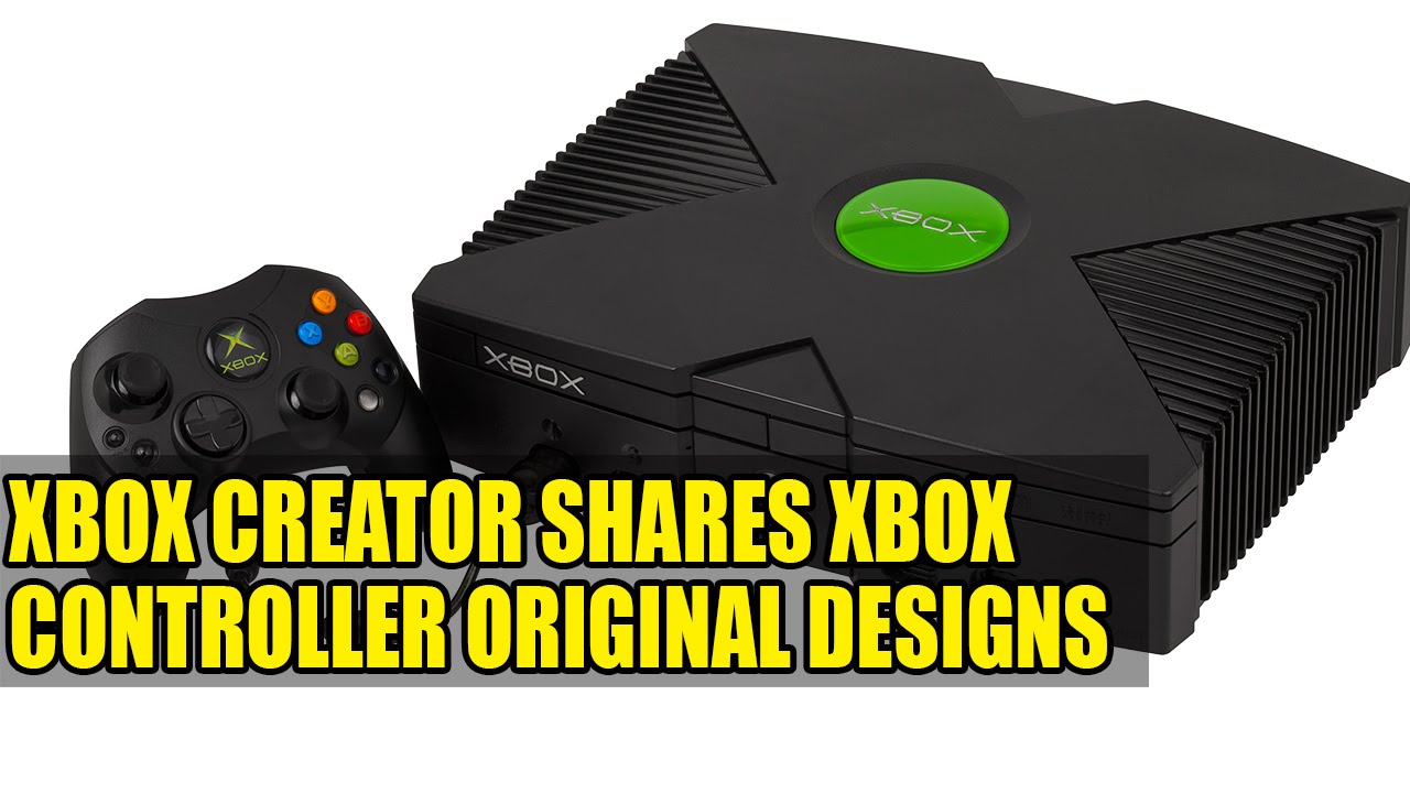 Xbox Creator Shares Xbox Controller Original Designs - YouTube