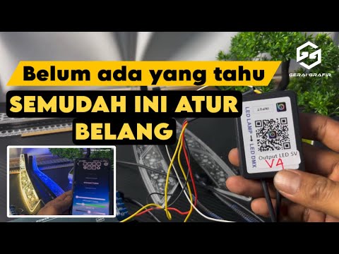 Cara mudah mengatur mode belang di modul dmx V4 - YouTube