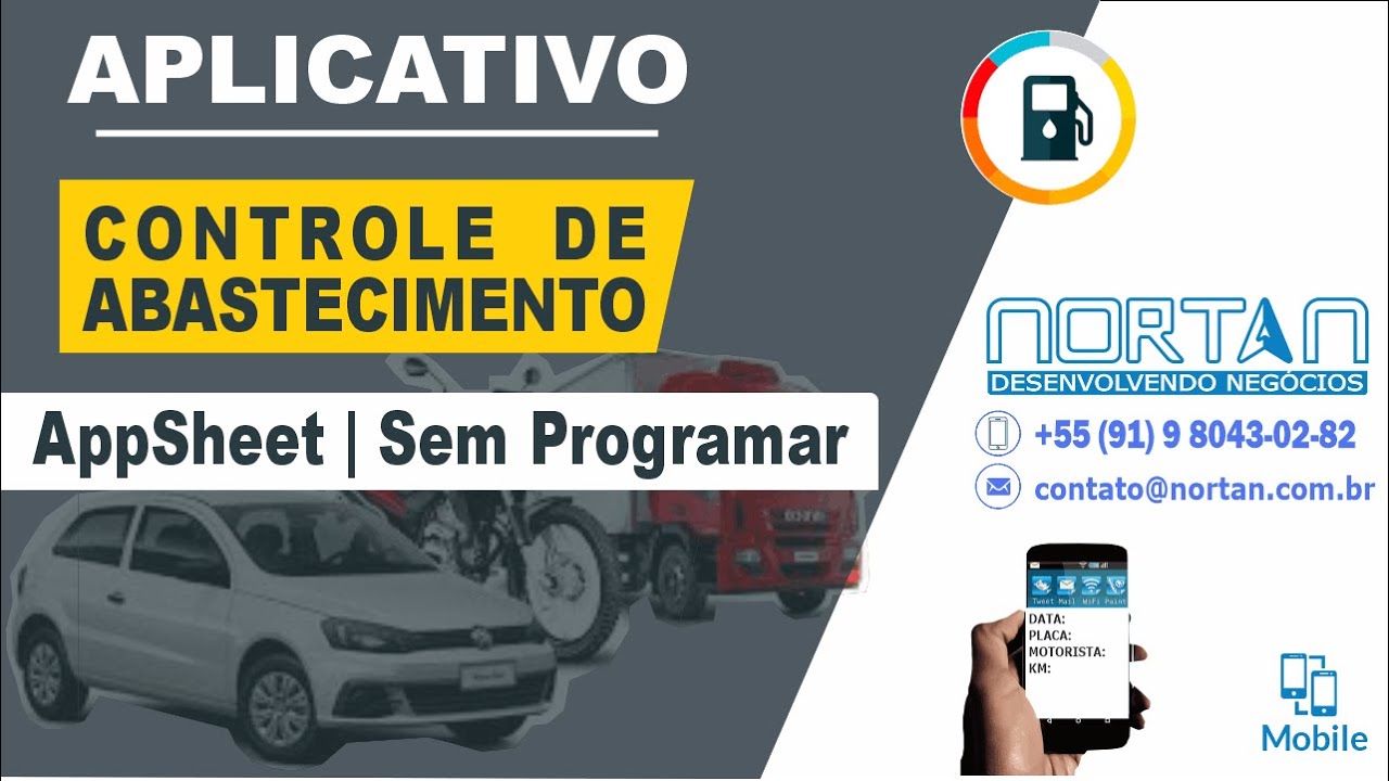 App de Controle de Abastecimento - Com AppSheet | O MAGO DO EXCEL - YouTube