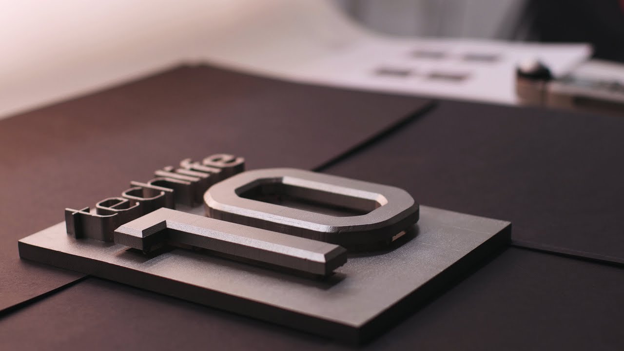 The making of techlife magazine's 3D printed metal cover - YouTube