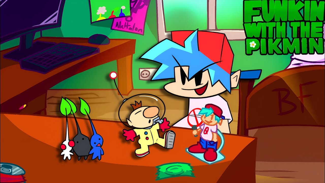 FNF THE PIKMIN ONESHOT #pikmin #olimar - YouTube