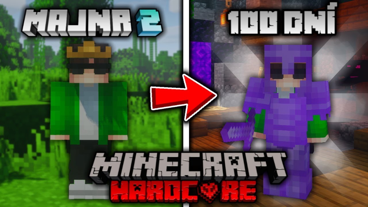 Přežil jsem 100 Dní na MAJNR 2 Hardcore Světě.. - YouTube