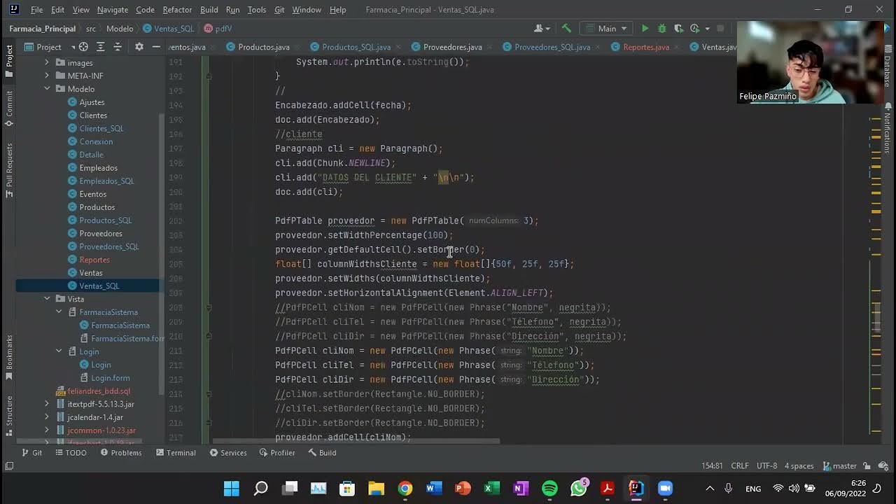Proyecto Final POO - CRUD Farmacia en Java en IntelliJ IDEA con GUI FORM/ Explicación Teórica ...