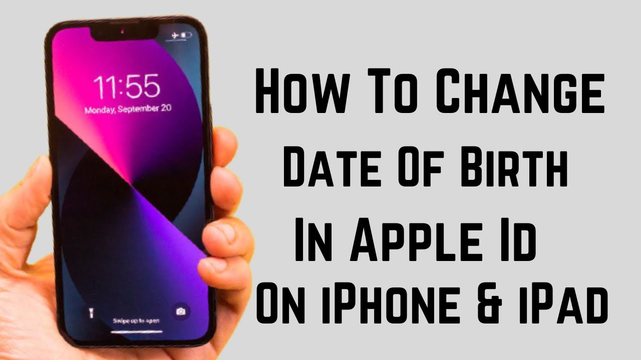 How To Change Apple ID Date Of Birth On iPhone iPad -Change Birthday ...