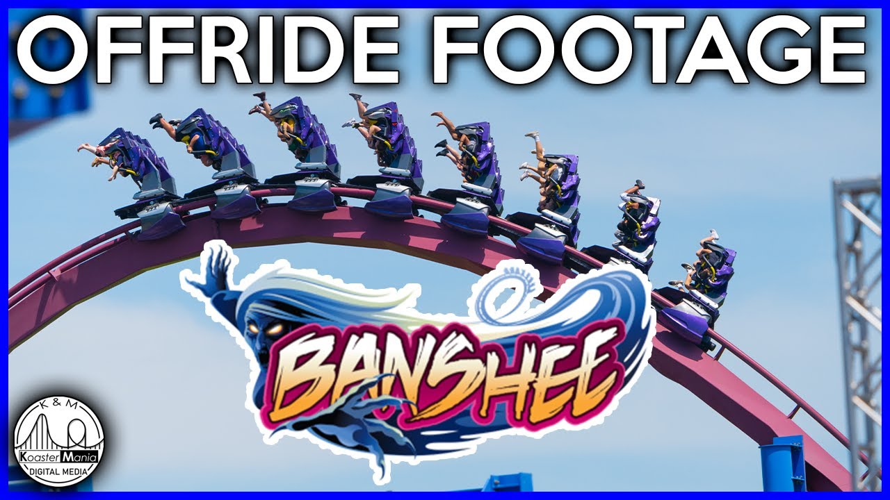 Banshee | King's Island | 4K Off-ride Footage | Non-Copyright | 2022 ...
