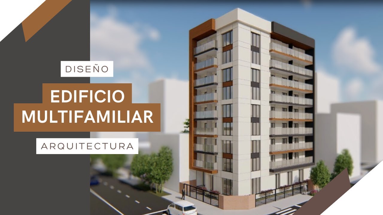 DISEÑO de EDIFICIO de DEPARTAMENTOS | Multifamiliar - YouTube
