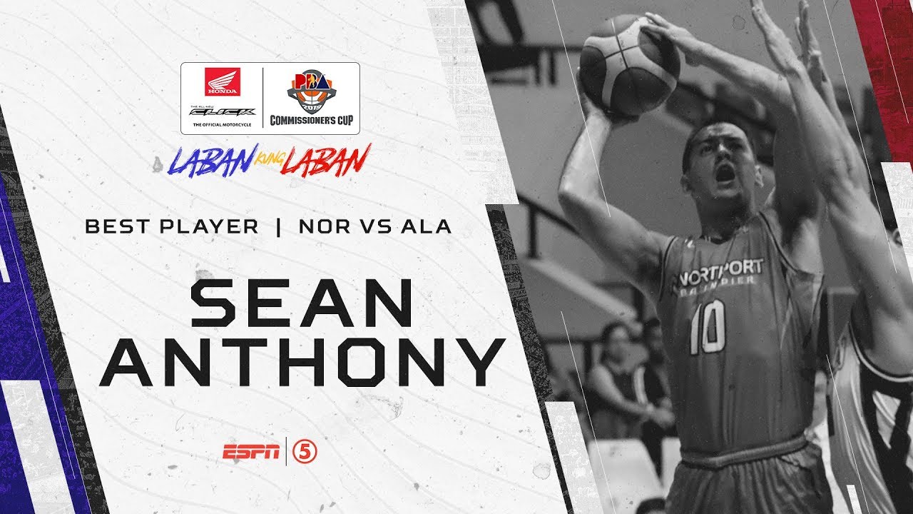 Best Player: Sean Anthony | PBA Commissioner’s Cup 2019 - YouTube