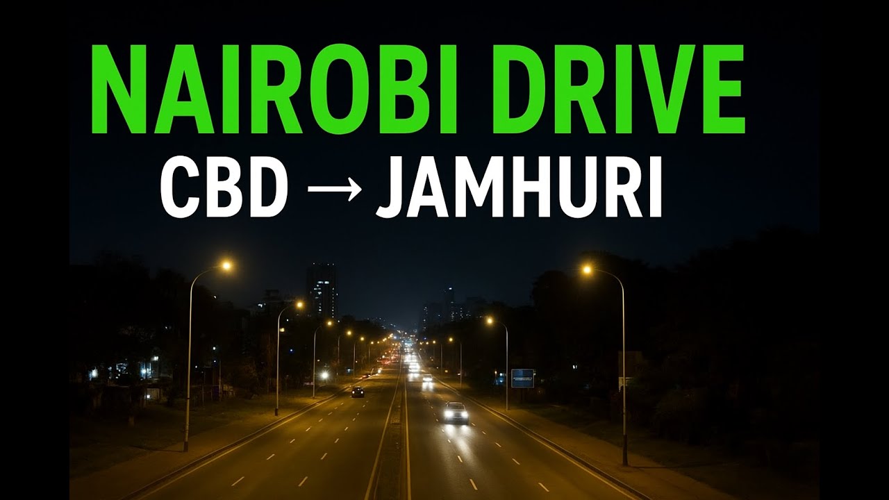 “Driving Nairobi: CBD to Jamhuri Estate | City Drive 2025” - YouTube