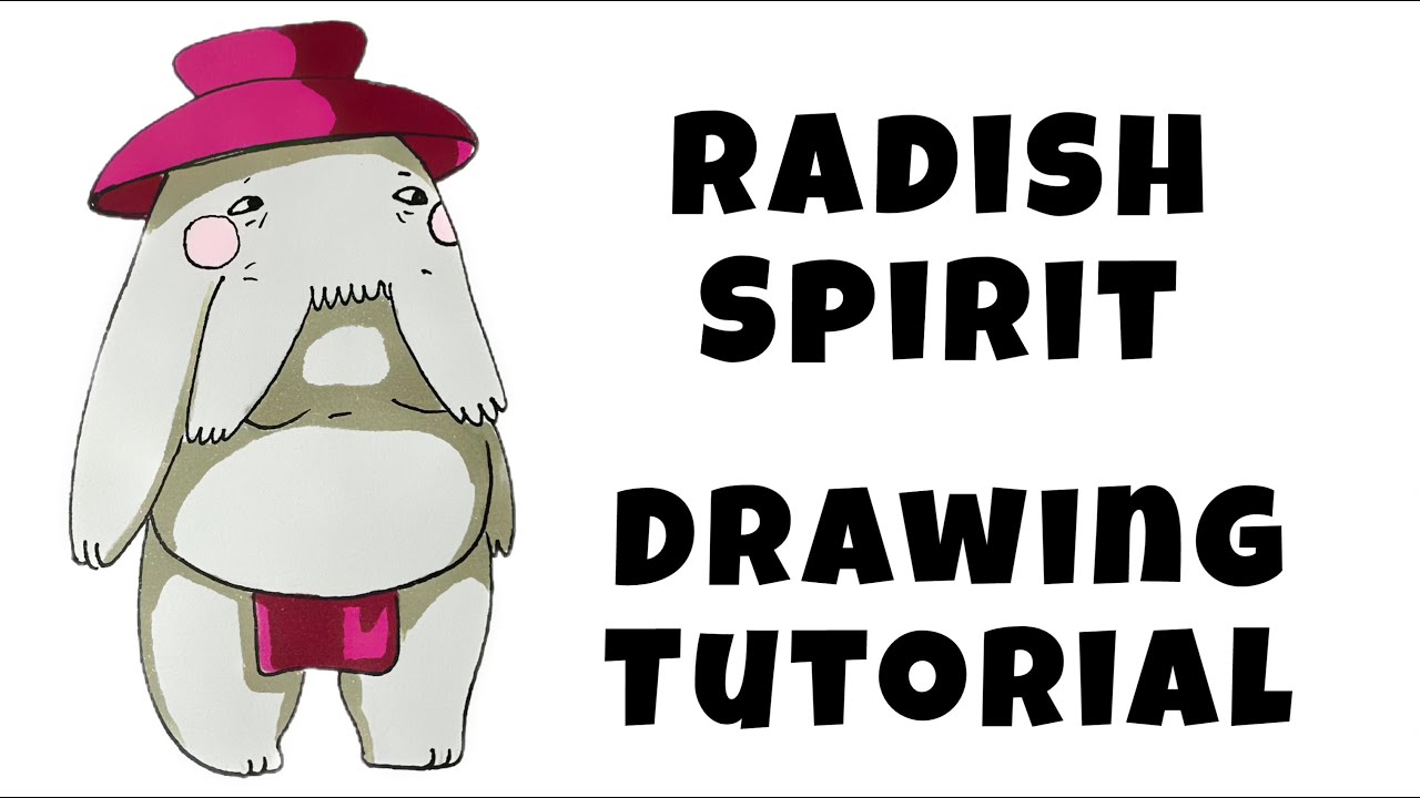Drawing Tutorial of Radish Spirit – Hefty, Slow-Moving God with Build ...
