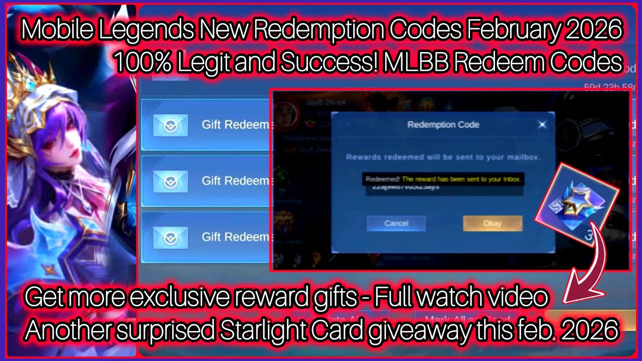 mobile legends new redeem codes february 8 2026 - new surprised ...