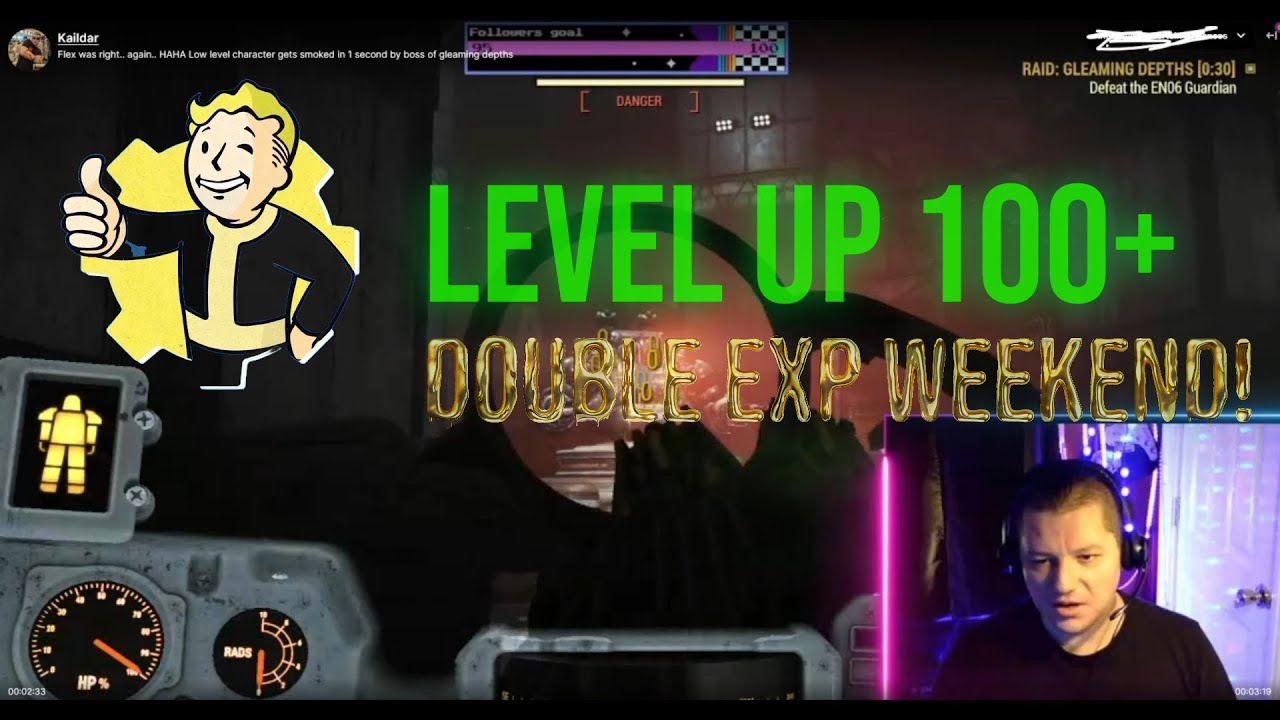 Fallout 76 Incredible EXP Bonuses 20,000 EXP in 4 Minutes! - YouTube