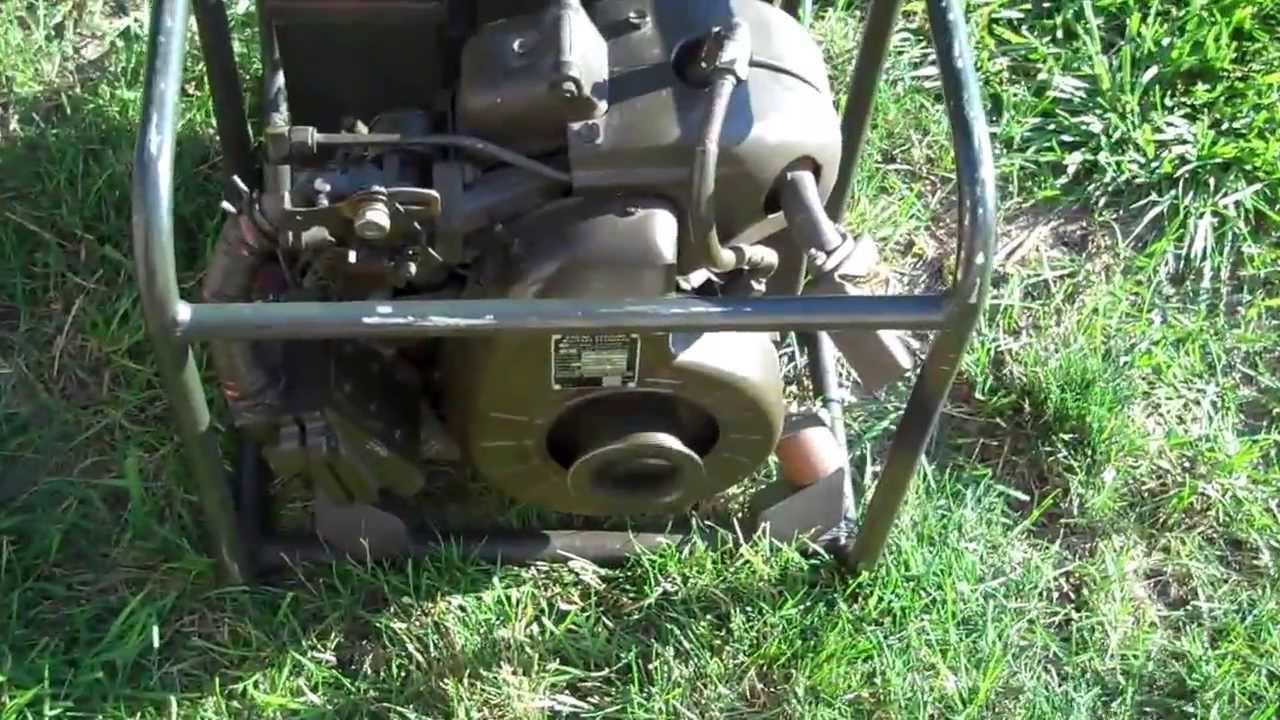Vietnam Era Army Generator 1968 - YouTube