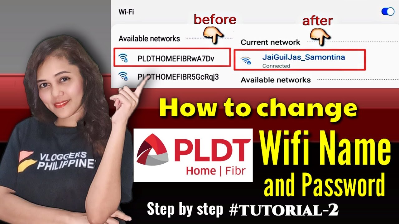 Paano palitan ang WIFI Name at Pasword ng Home PLDT Fibr |step by step ...