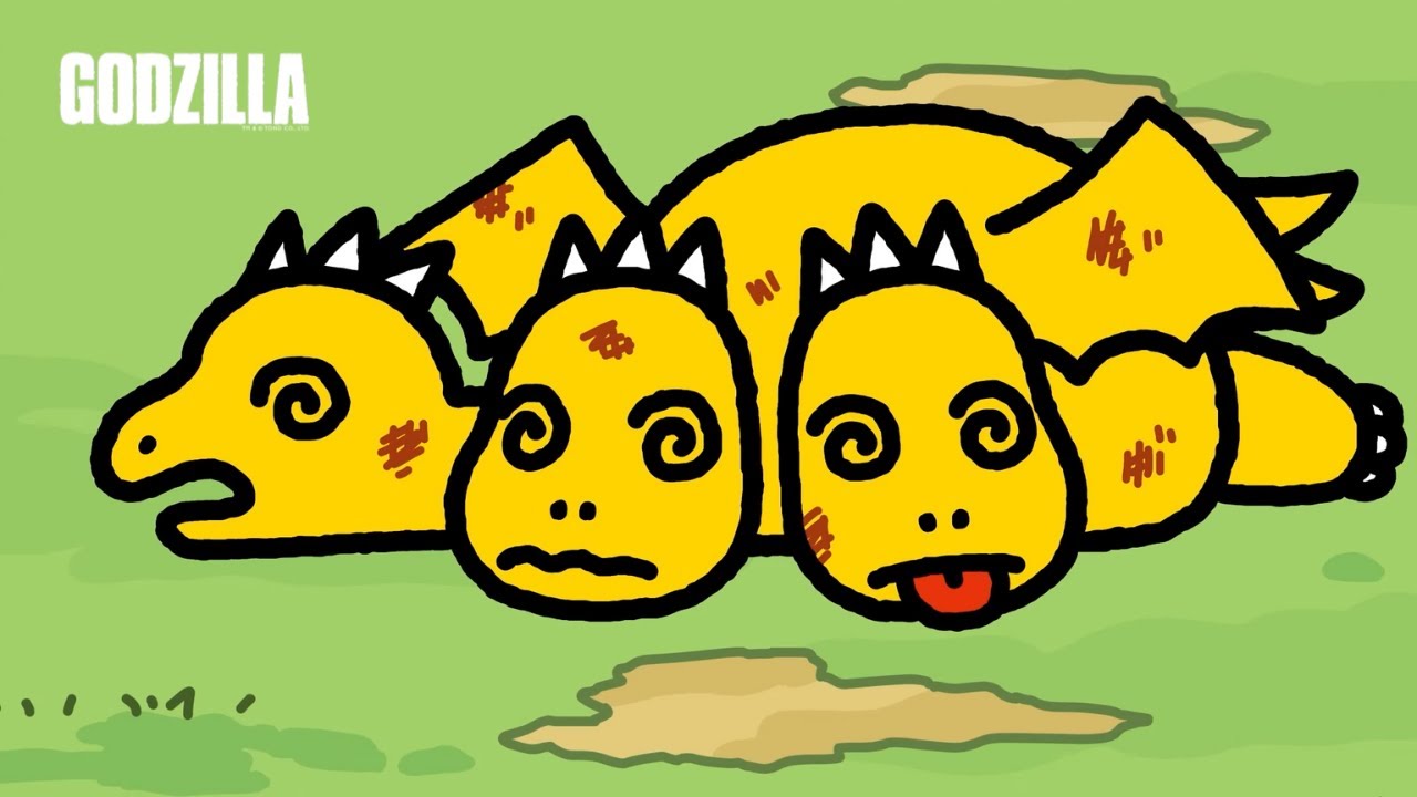 Chibi Godzilla Raids Again // S1E2 - "The Three-Headed Scary God, Chibi ...