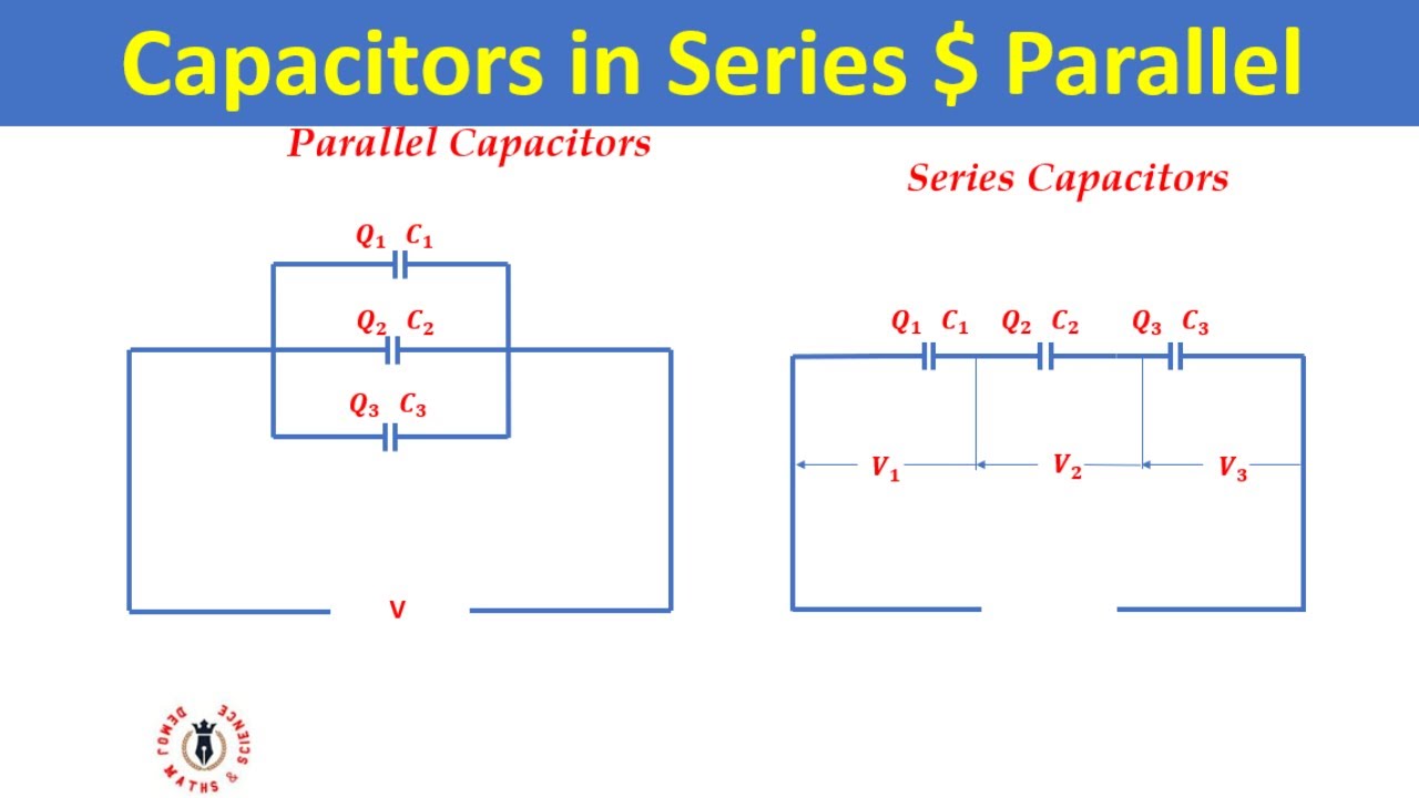 How to Find Capacitors in Series and Parallel in Electric Circuits ...