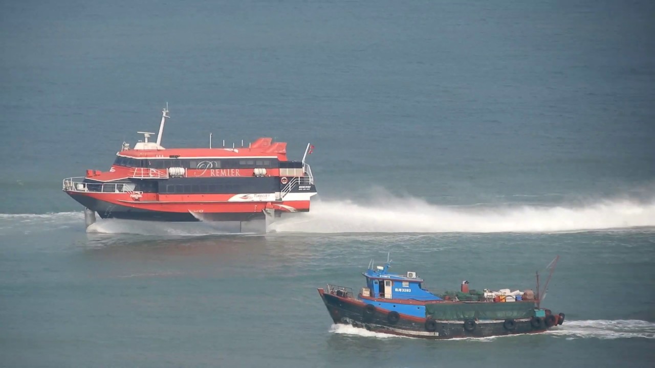 M/V FUNCHAL 天皇星 ( Boeing Jetfoil 929-115-013) - YouTube