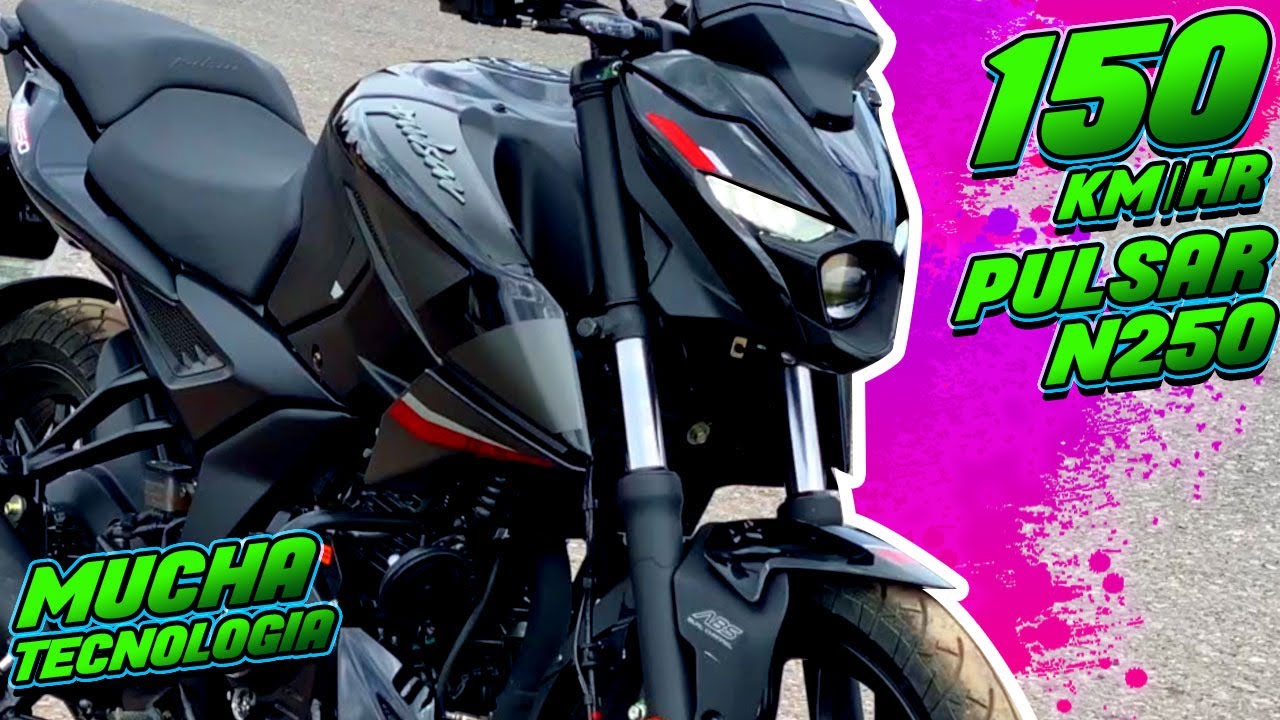 Todo esto TIENE la NUEVA Pulsar N250! Prueba a fondo | Bajaj - YouTube